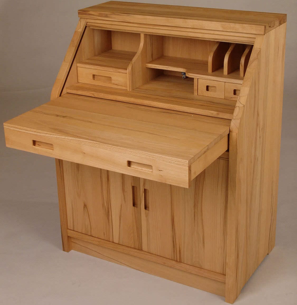 Traditional secretary desk - 5152Z - dyrlund - wooden / with storage