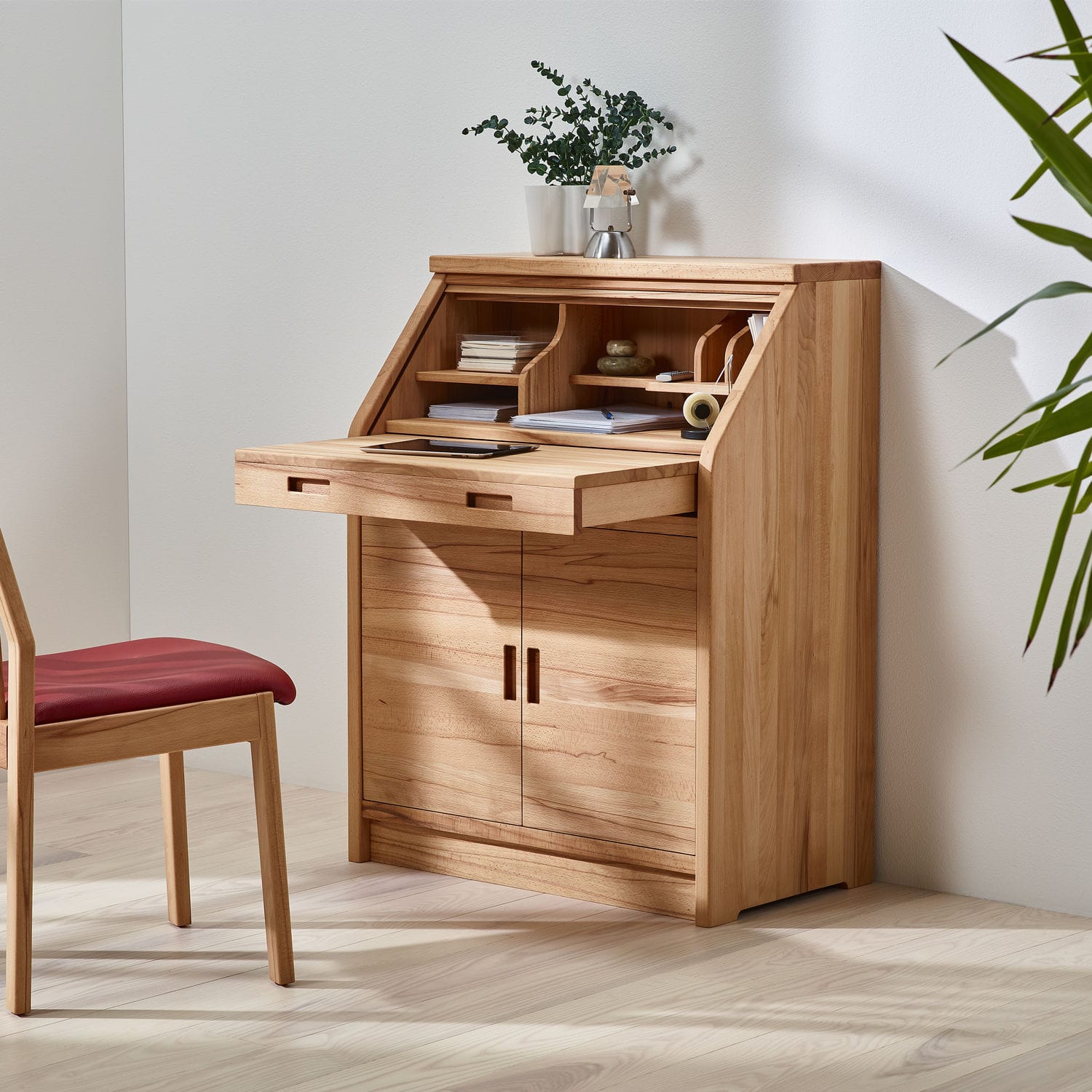 Traditional secretary desk - 5252K/2 - dyrlund - wooden / with storage ...