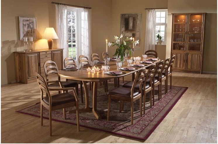 Scandinavian design dining table - 9275G/4 TEAK - dyrlund - wooden ...