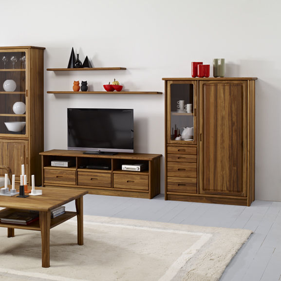 Scandinavian design TV wall unit - FREDERIKSBORG - dyrlund - wooden ...