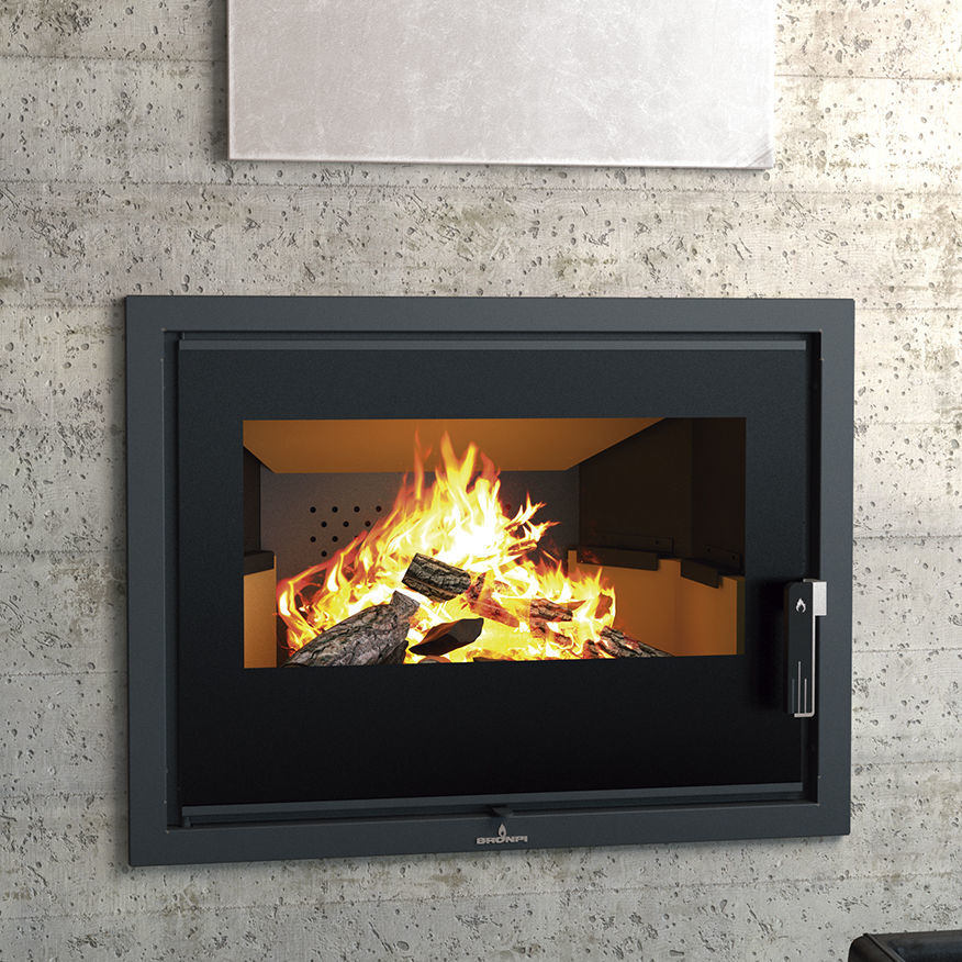 1-sided boiler fireplace insert - TECNO HYDROBRONPI VISION - Bronpi ...