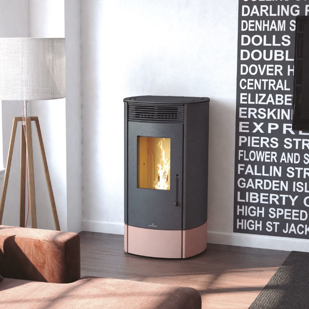 Pellet heating stove - TREBOL - Bronpi - 5 kW...10 kW / 0 - 5 kW ...