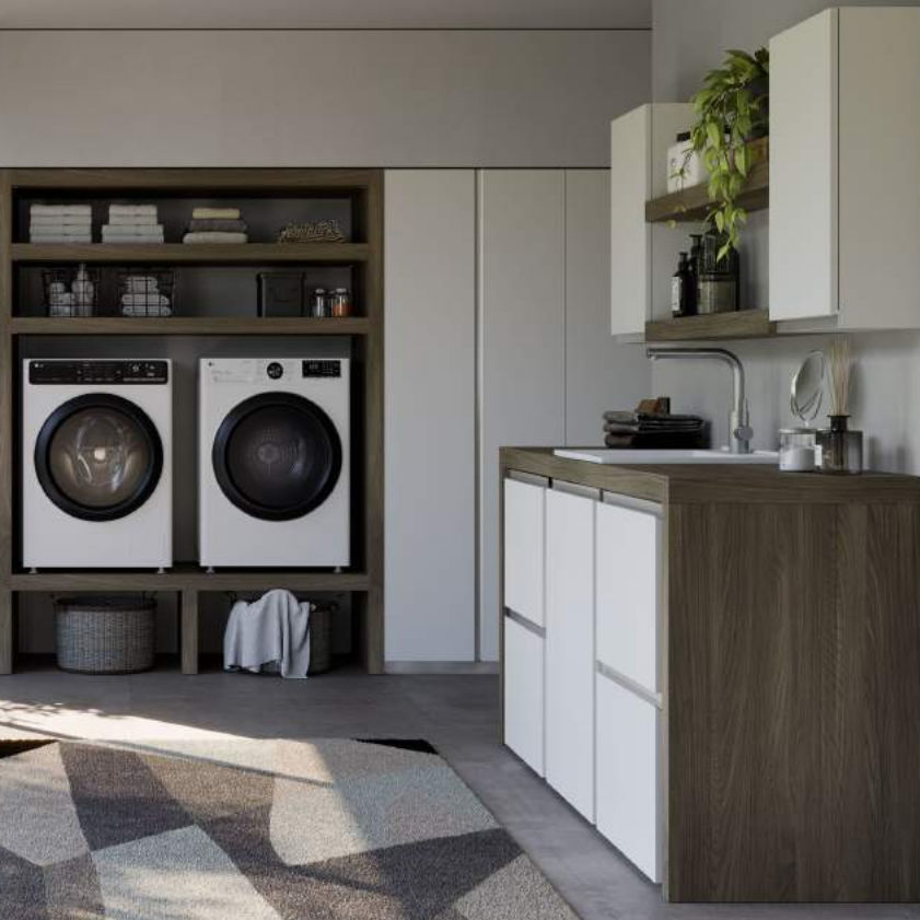 Laundry room cabinet - SPAZIO TIME: 3 - IDEAGROUP