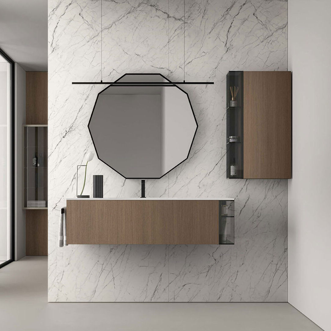 Wall-mounted bathroom mirror - DEKA - IDEAGROUP - contemporary ...