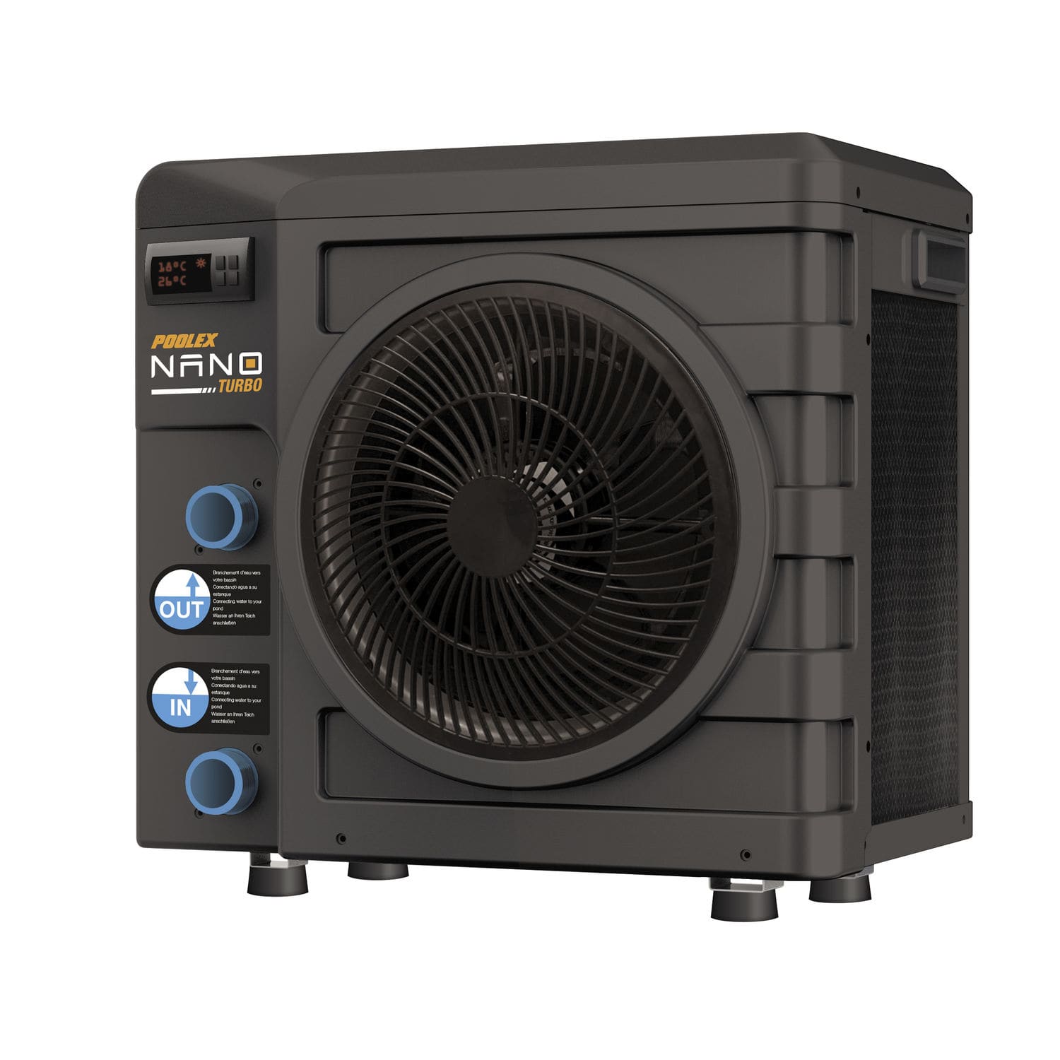 Air/water heat pump - NANO TURBO - POOLSTAR - for swimming pool ...