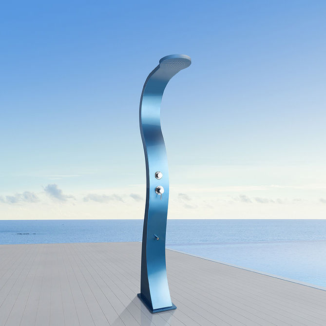 Pool outdoor shower - BELLAGIO - POOLSTAR - multi-function / with foot ...