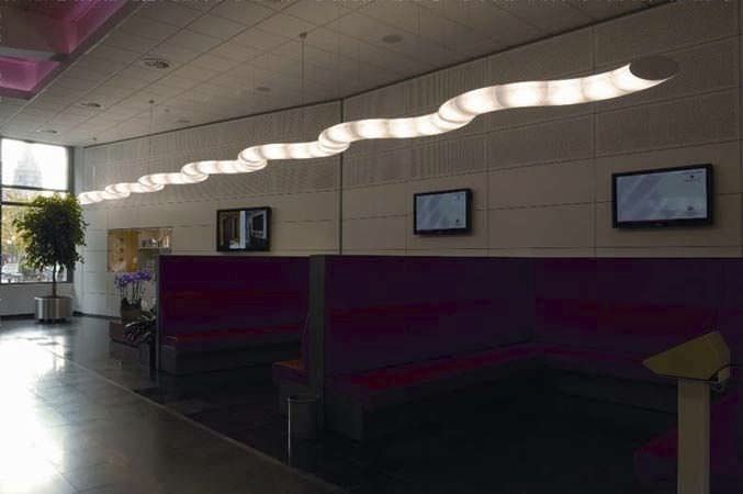 Hanging light fixture - RIPLEY SUSP 2xT5 28-54W+2QR111 - TAL ...