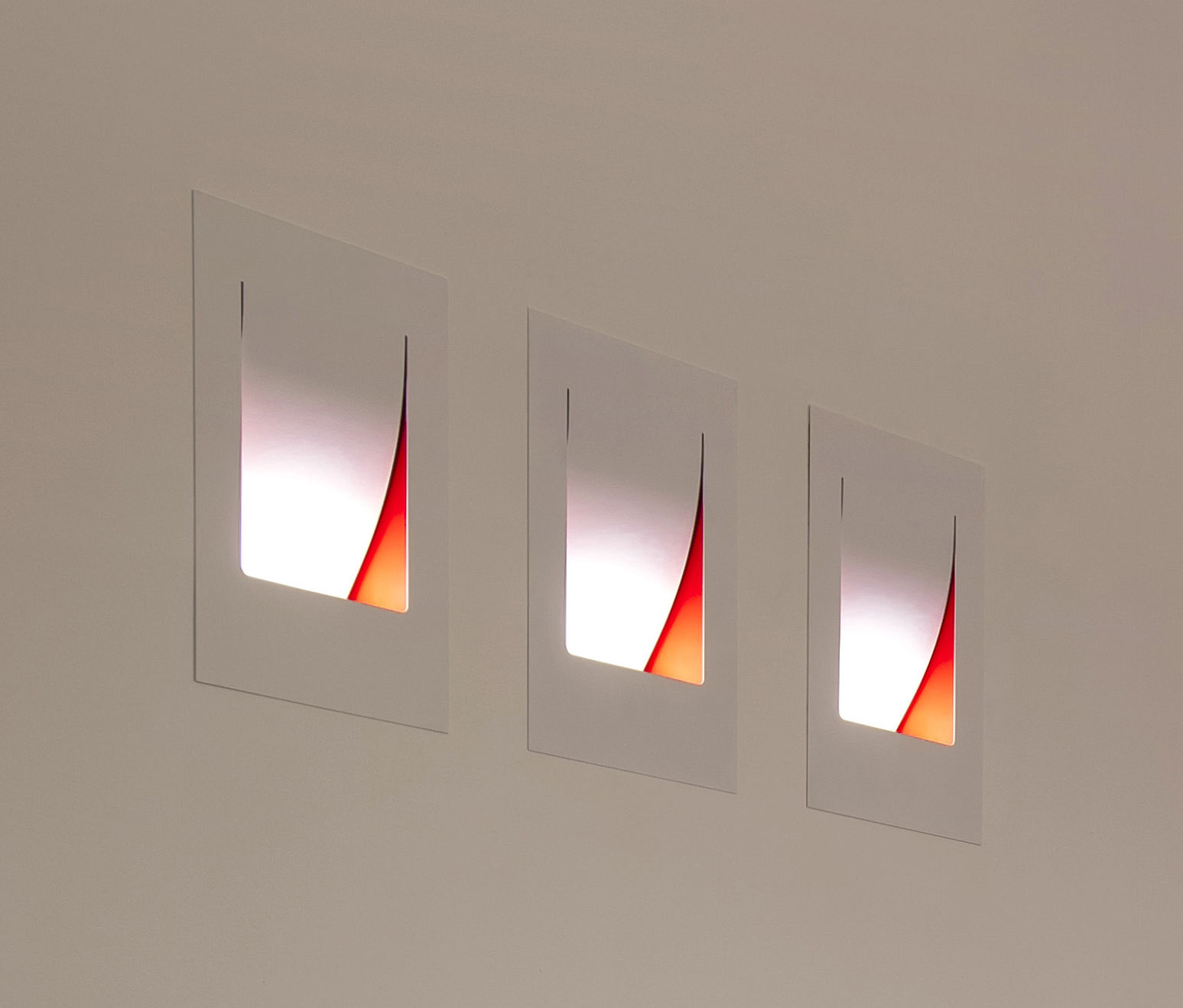 Recessed wall light fixture - LUCY - TAL - LED / rectangular