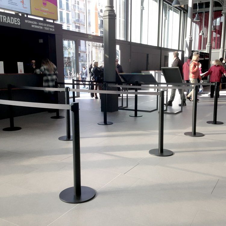 Guidance barrier with retractable strap - Colonnine Junior - STUDIO T