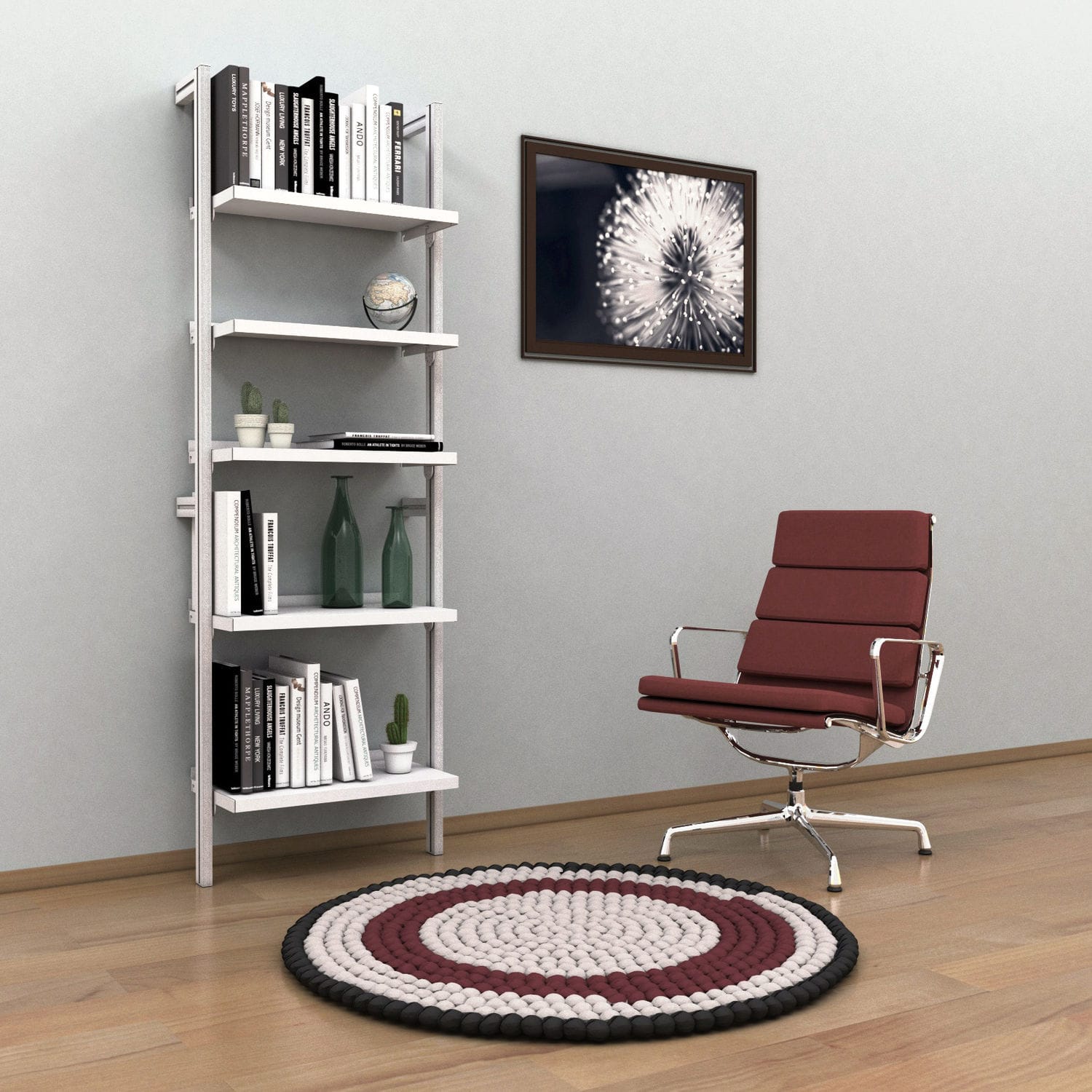 Modular bookcase - GATBSY - STUDIO T - wall-mounted / minimalist design ...