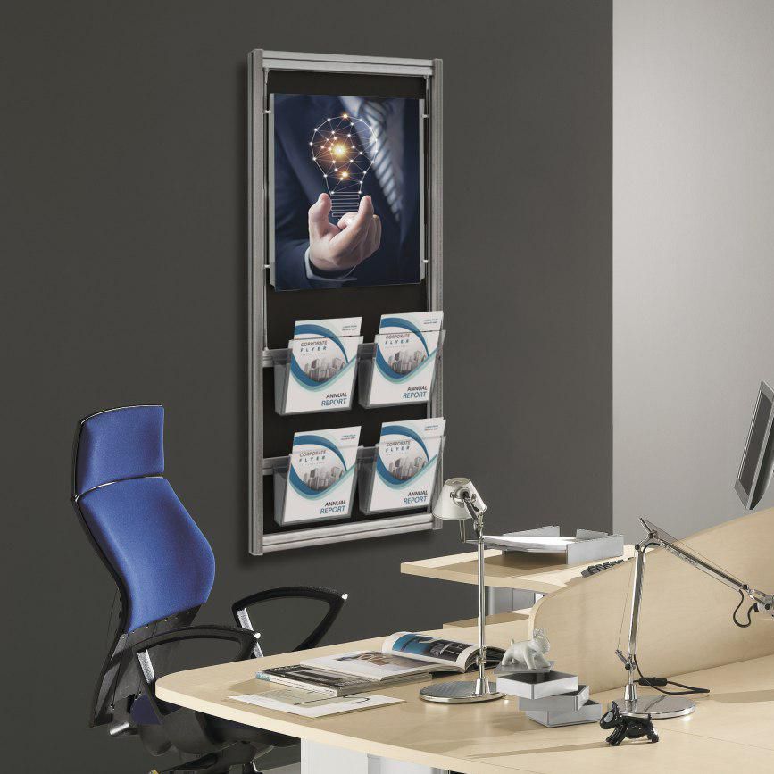 Wall-mounted display rack - PANNELLO A PARETE INUNO - STUDIO T ...