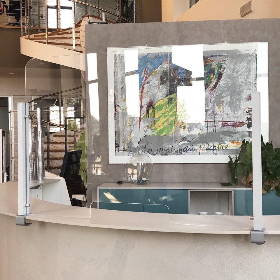 Desk mounted office divider - PROTECTOR JUNIOR - STUDIO T ...