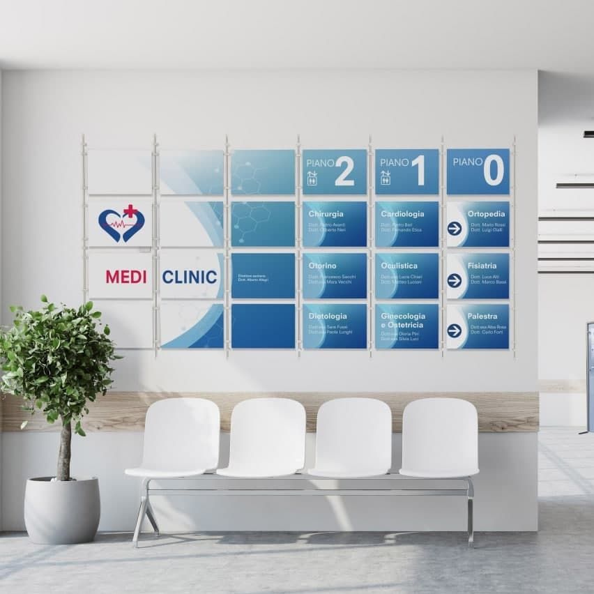 Wall-mounted signboard - ROD BAR SEGNALETICA - STUDIO T - metal ...