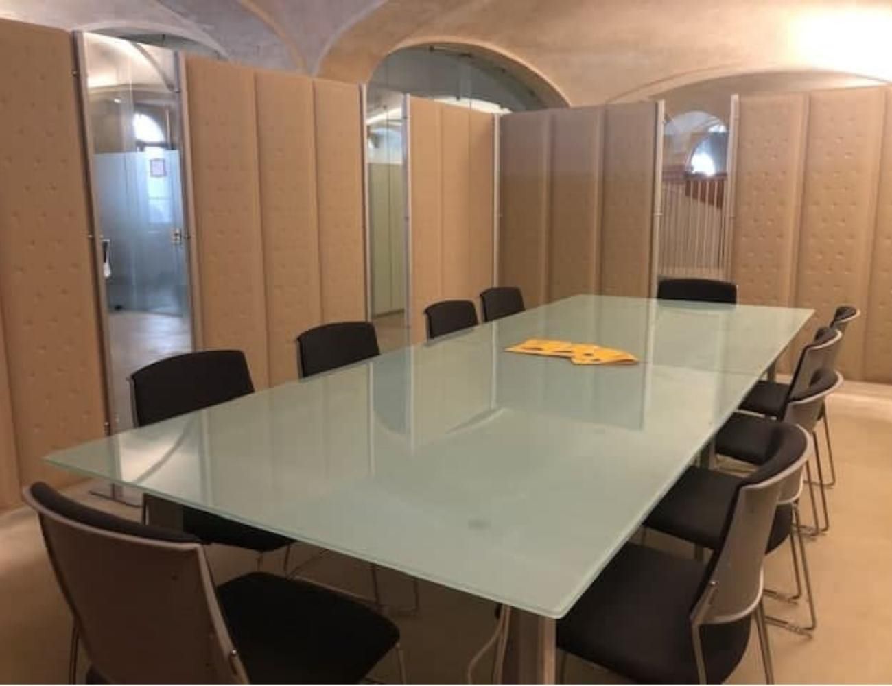 Acoustic fabric room divider - AIDA 180 - STUDIO T - acoustic felt ...