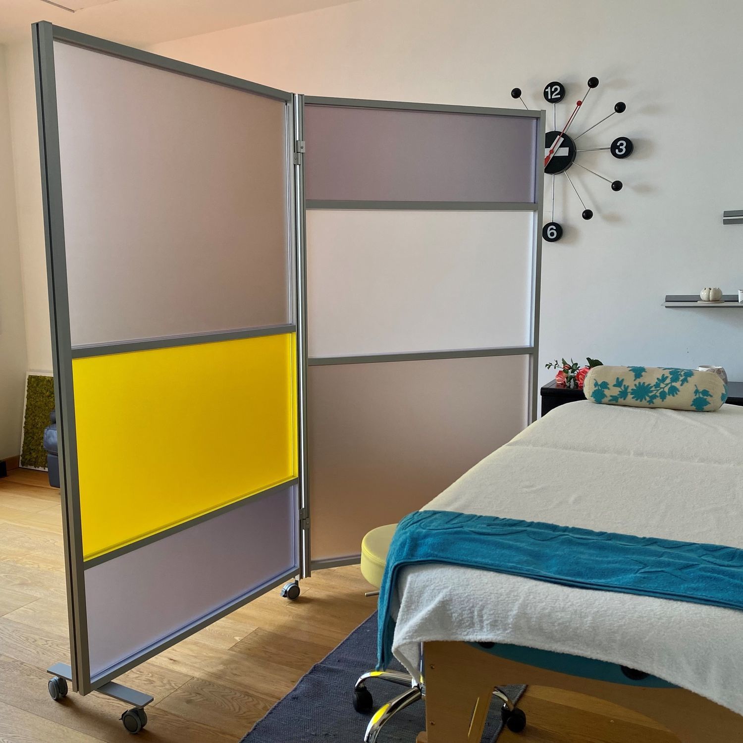 Aluminum room divider - TETRIX-RT-P - STUDIO T - methacrylate ...
