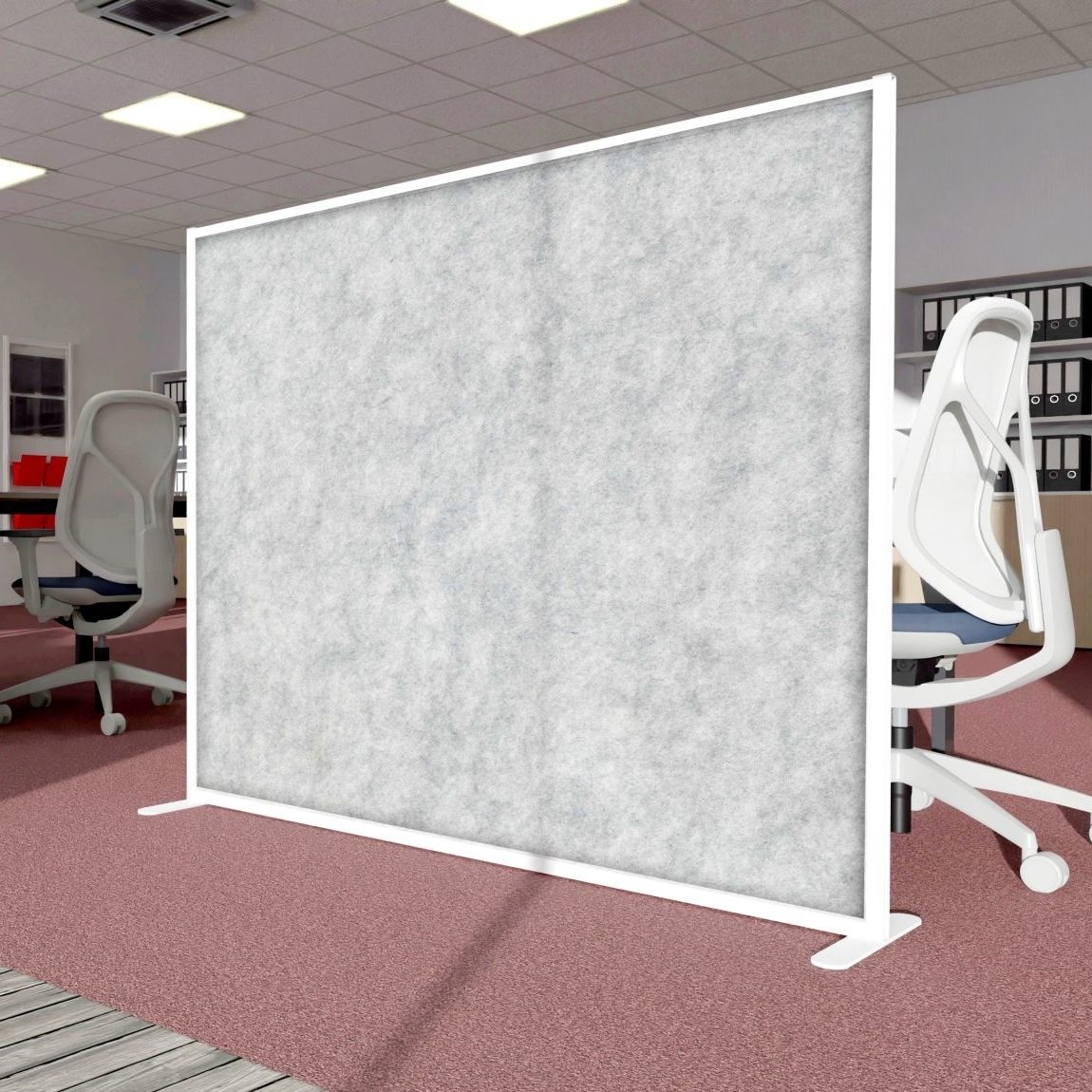 Acoustic fabric room divider - TOSCA - STUDIO T - acoustic felt ...
