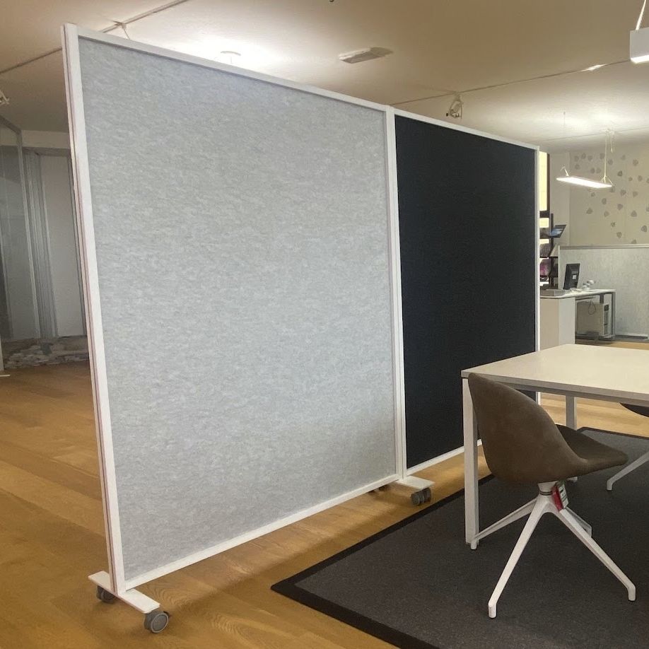 Aluminum room divider - TOSCA180 - STUDIO T - felt / composite material ...