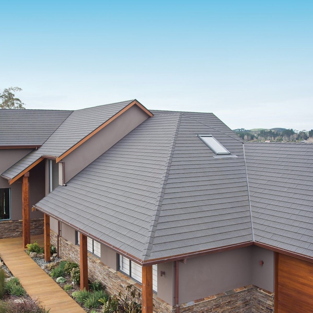 Plain roof tile - METROTILE® SLIDE - AHI ROOFING / IKO METALS FRANCE ...