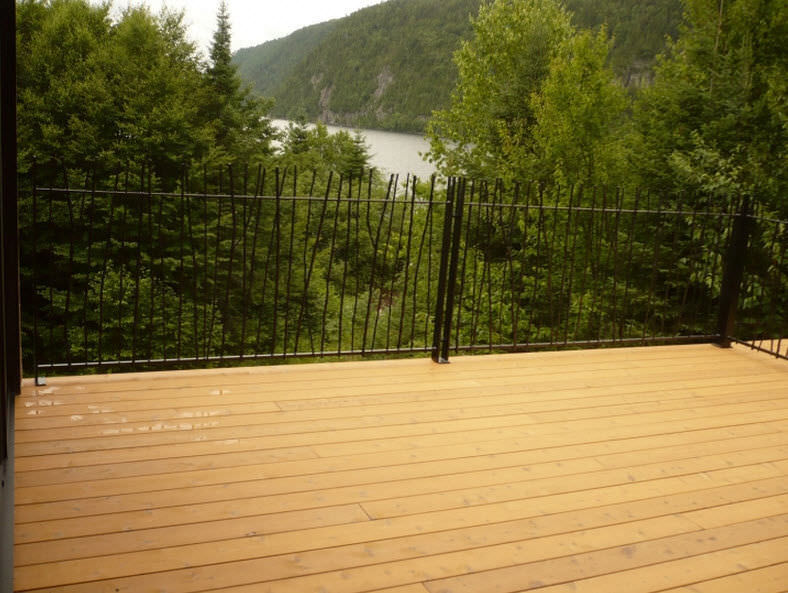 Wrought iron railing / with bars / outdoor / for balconies - BRANCHES ...