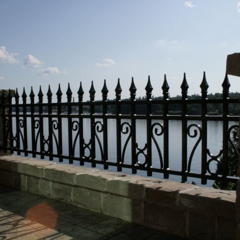 Bar fence - MEDIEVAL 5710 - BATTIG DESIGN - garden / steel / traditional