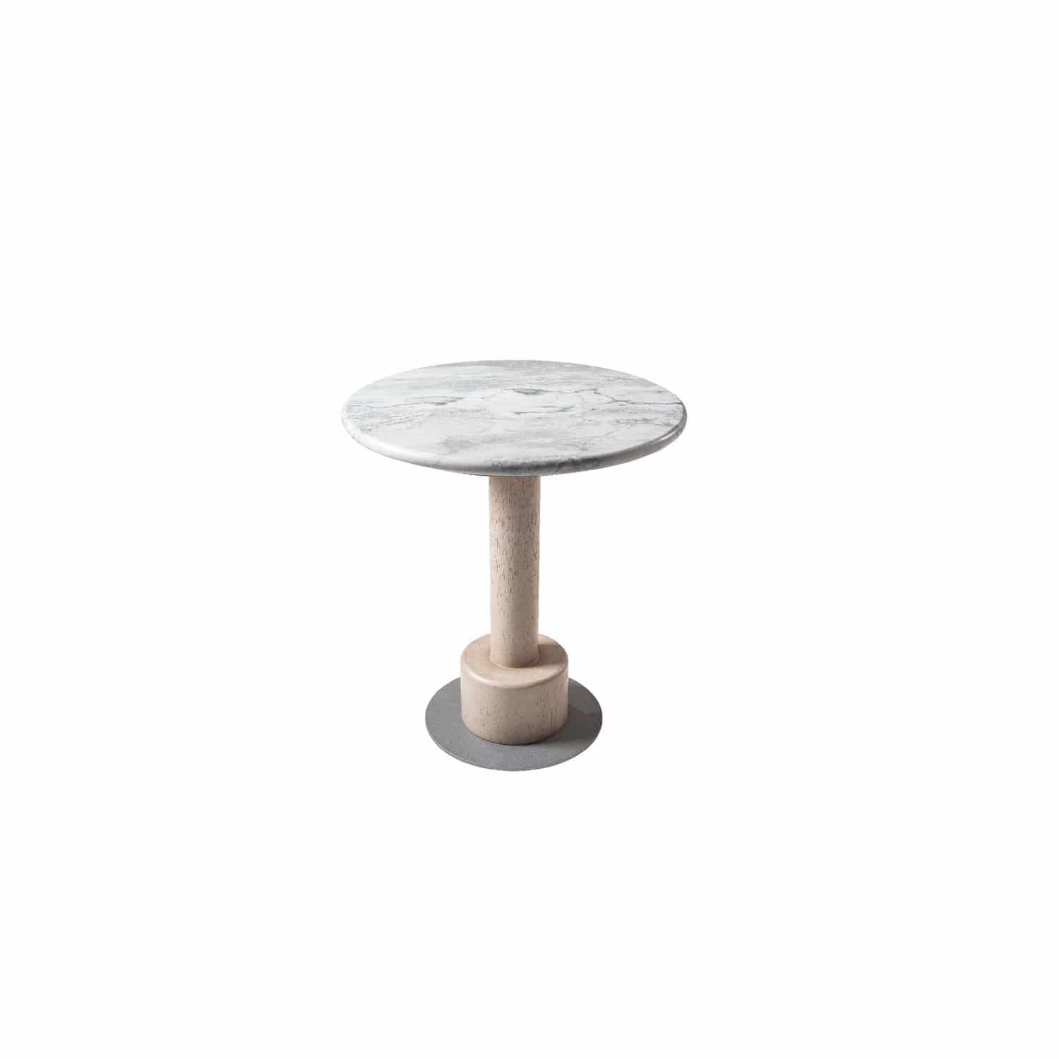 Contemporary side table - LUA 101 - Adriana Hoyos - marble / quartzite ...