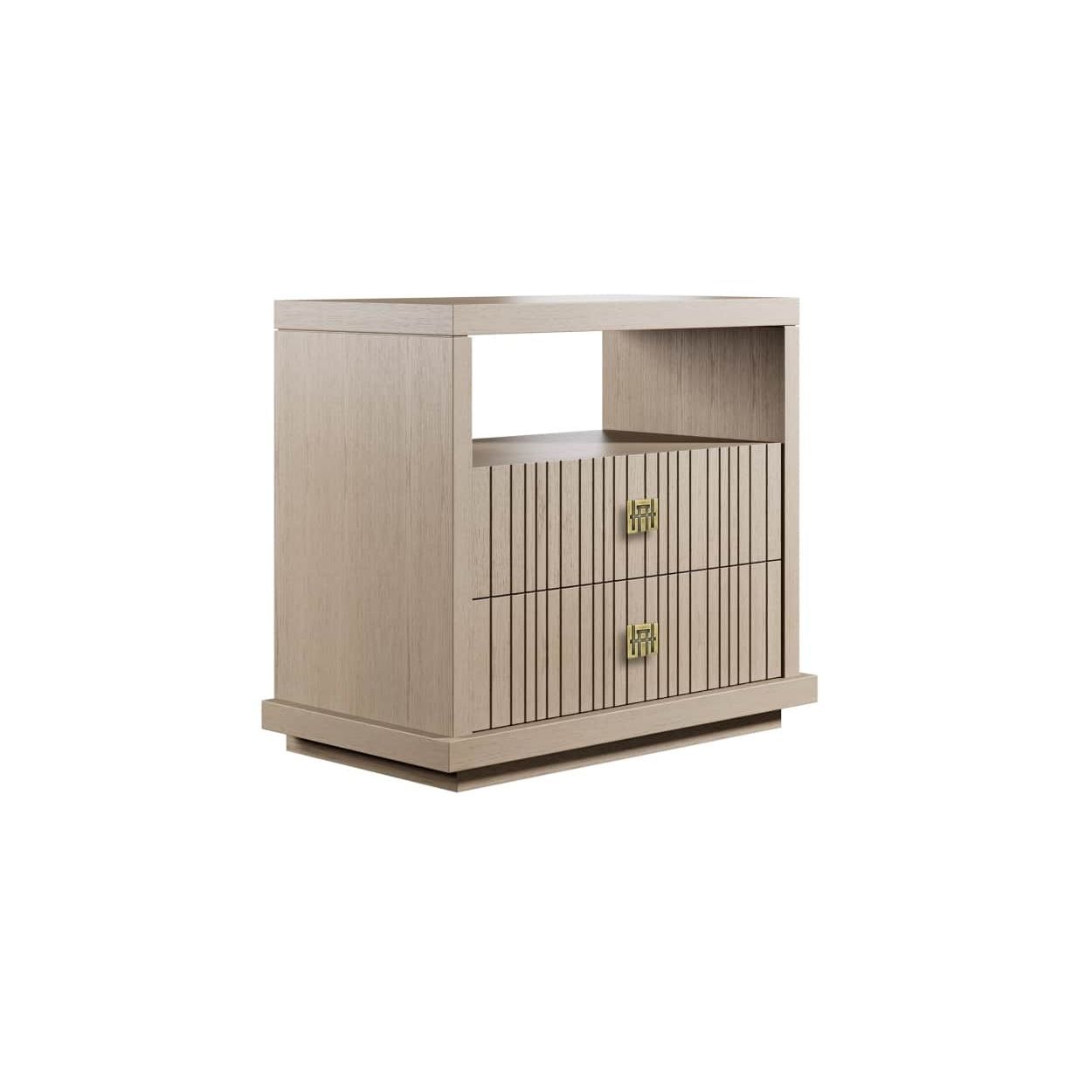 Contemporary bedside table - RUMBA 210 - Adriana Hoyos - wooden ...