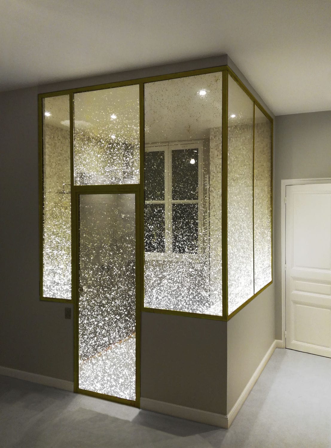 Cover decorative panel - CRISTAL & OR - E027 - DACRYL® - furniture ...