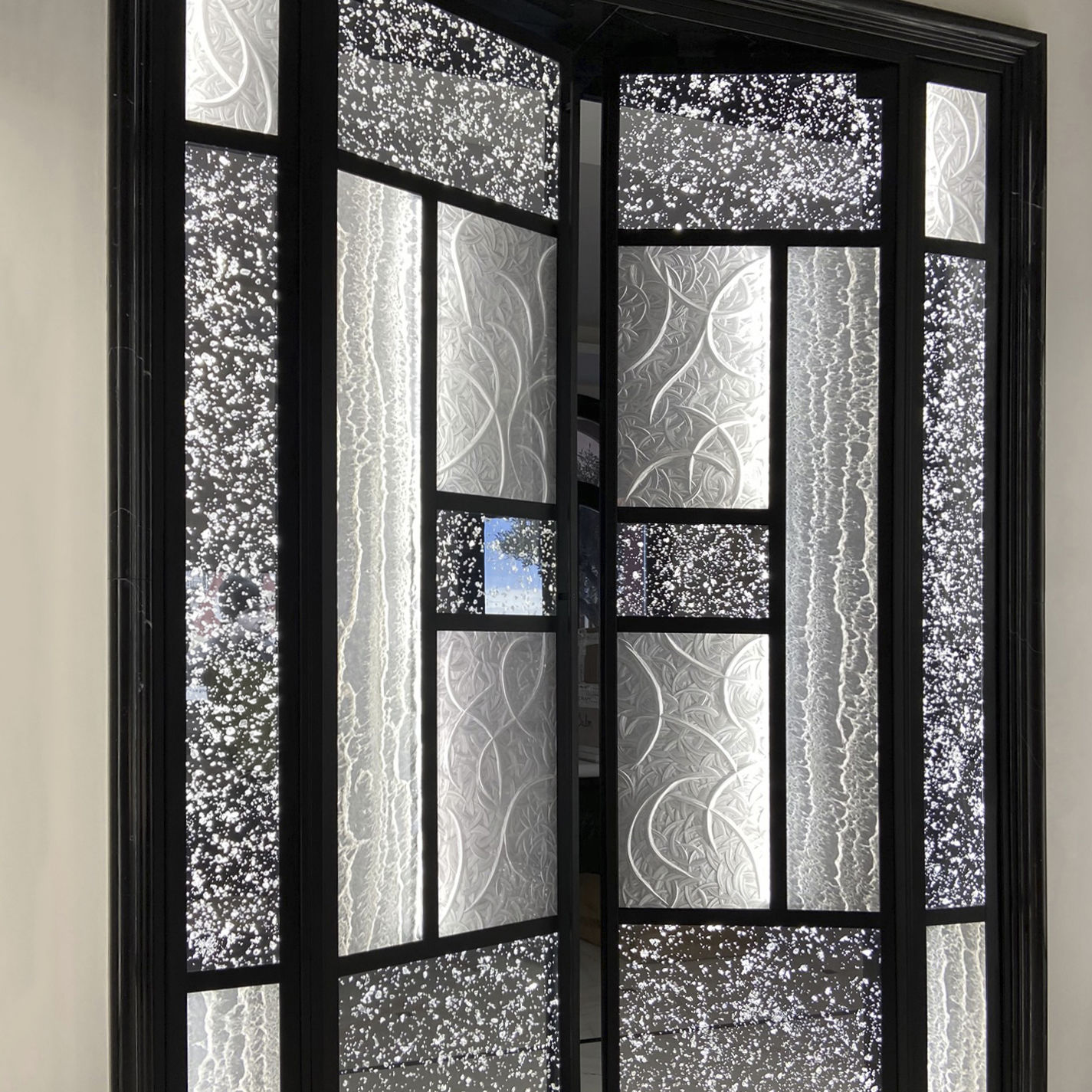 Interior door - ARTWORK - DACRYL® - resin / acrylic / acrylic glass
