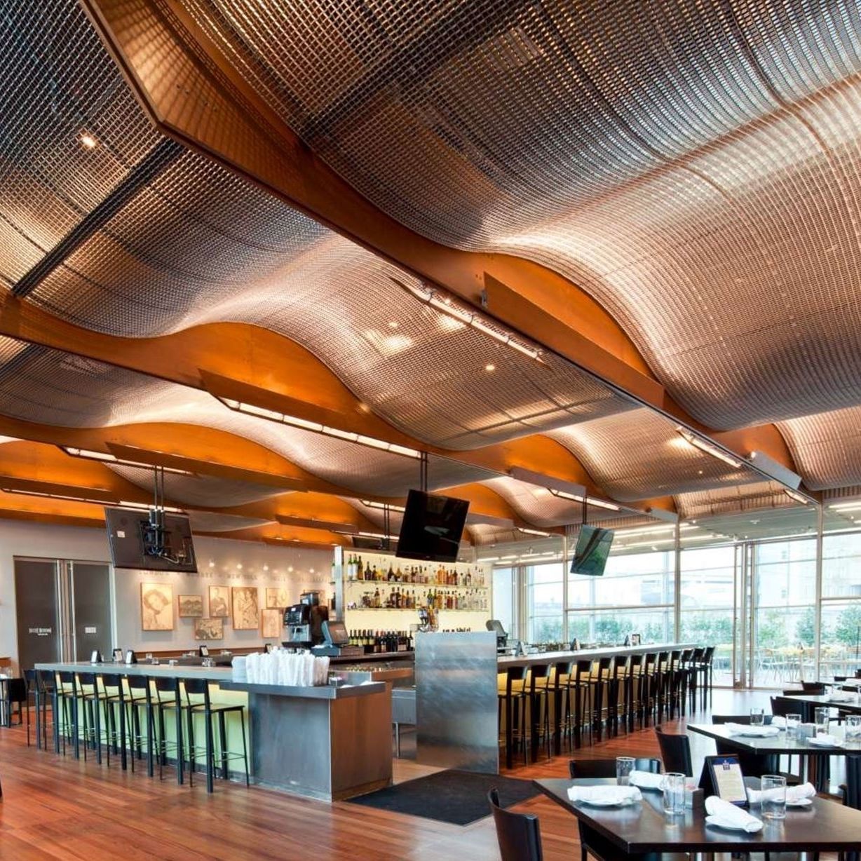 Stainless steel wire mesh - CUBIST - Cambridge Architectural Mesh ...