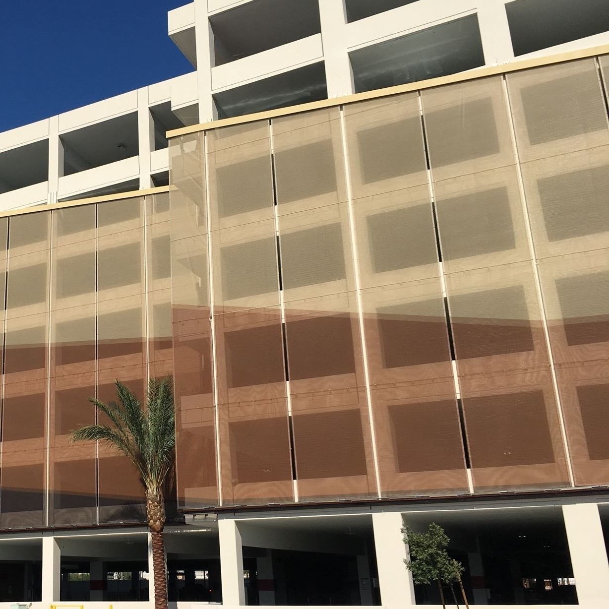 Metal solar shading - EXCALIBUR HOTEL - Cambridge Architectural Mesh ...