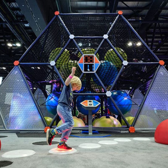 Interactive obstacle course - JUNIOR CHALLENGE - Soft Play LLC - steel ...