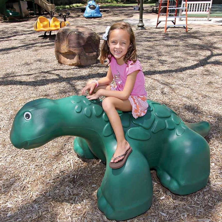 Free-standing sculpture - DINOSAUR - Soft Play LLC - for playground ...