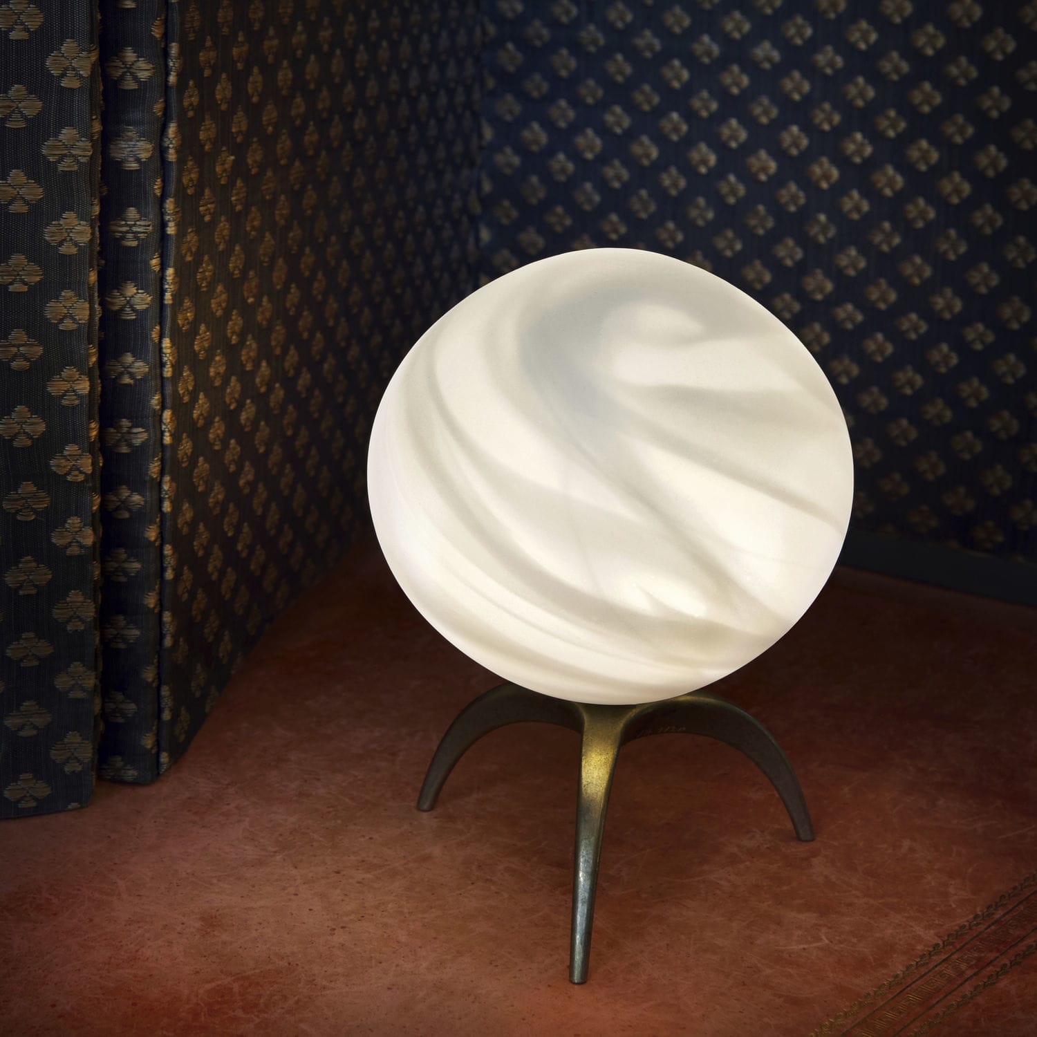 Table lamp - JUPITER - Semeur d'étoiles - metal / blown glass ...