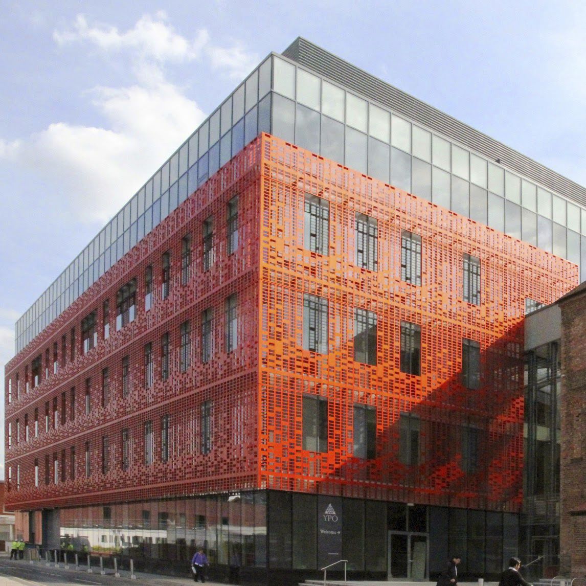 Aluminum solar shading - PANELS - Levolux - for facade / vertical ...