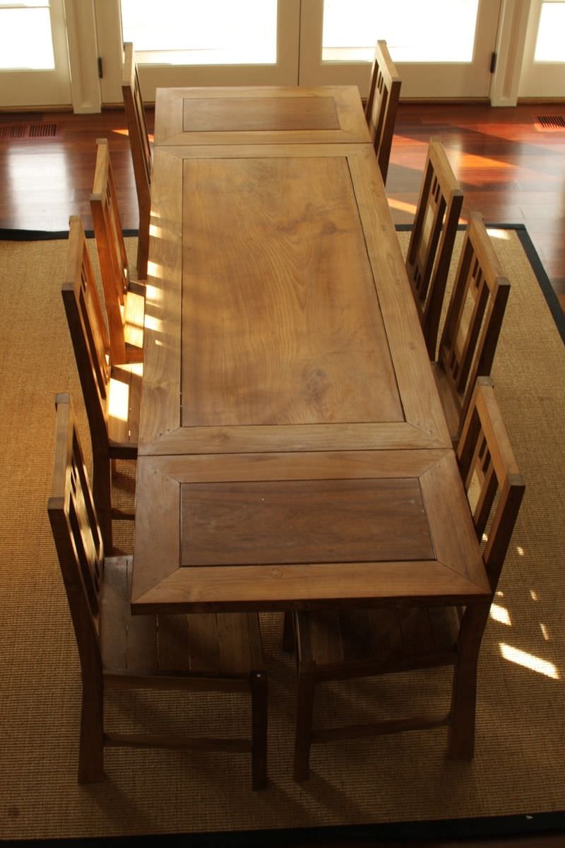 Traditional table - FTA CON EX - MATAHATI - teak / rectangular / extending