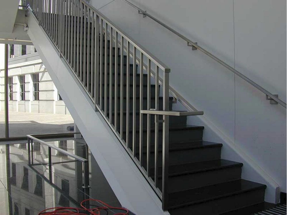 Stainless steel railing - 32605 - Couturier Iron Craft - bar / indoor ...