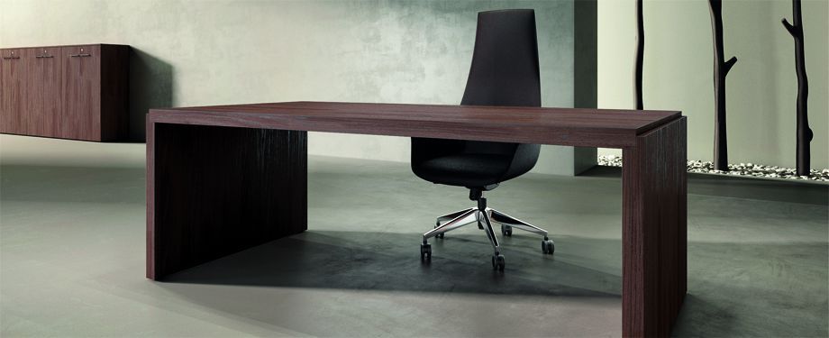 Contemporary desk - CHARISMA 4.0 - Styloffice S.p.a. - oak / walnut / solid wood