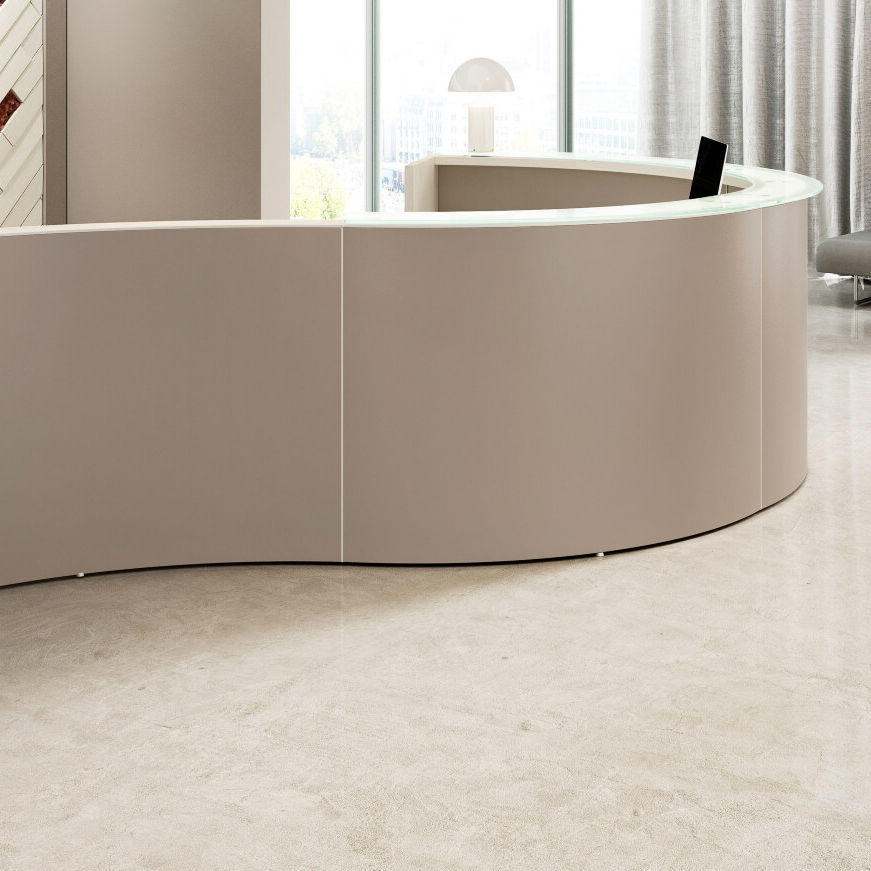 Modular reception desk - AXIOM - Styloffice S.p.a. - semicircular ...