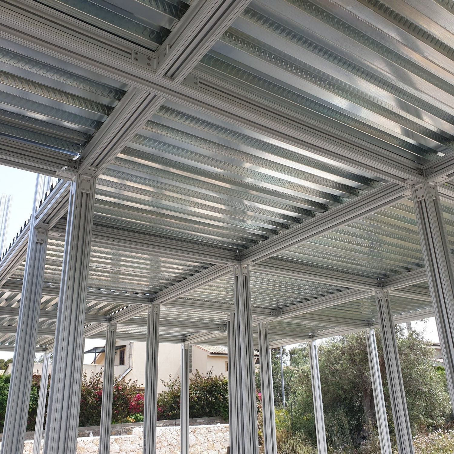 Building metallic structure - SYSTEM - 79-115 - PESPA ALUMIN - roof ...