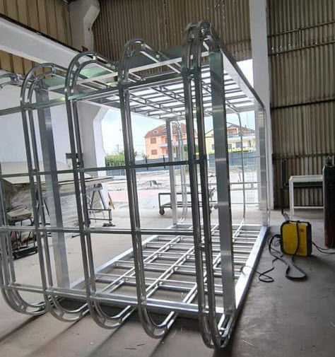Building metallic structure - PESPA ALUMIN - roof / for industrial ...