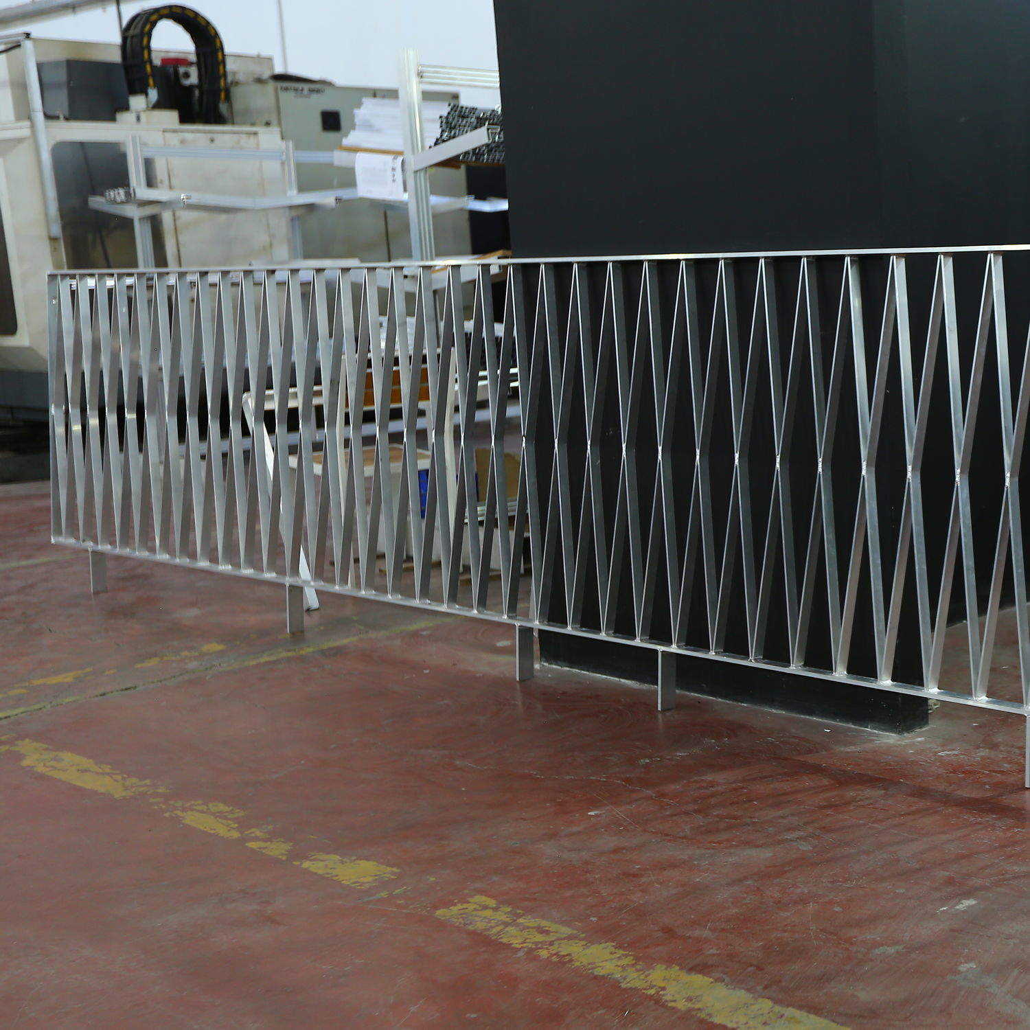 Aluminum railing - PESPA ALUMIN - mesh / outdoor / for platforms