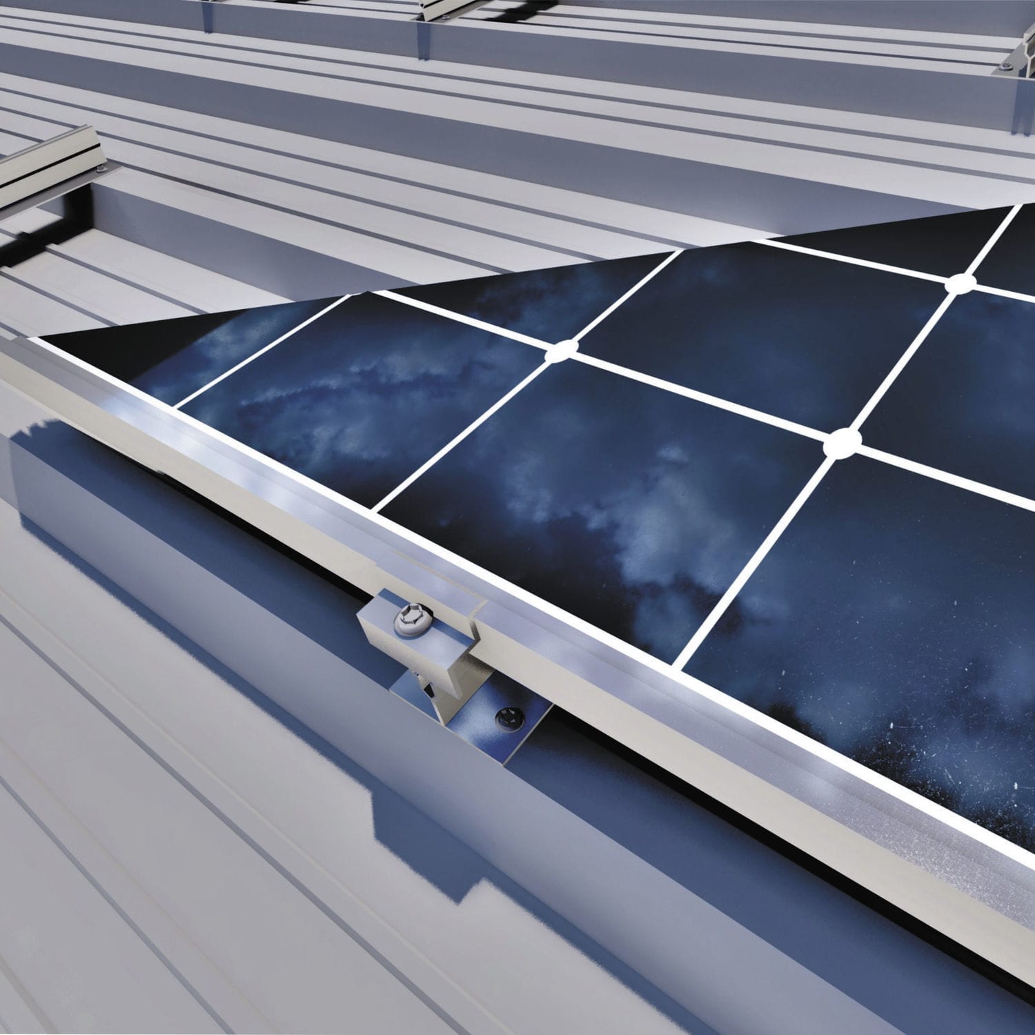 Photovoltaic panel mounting system - “Y-50” - PESPA ALUMIN