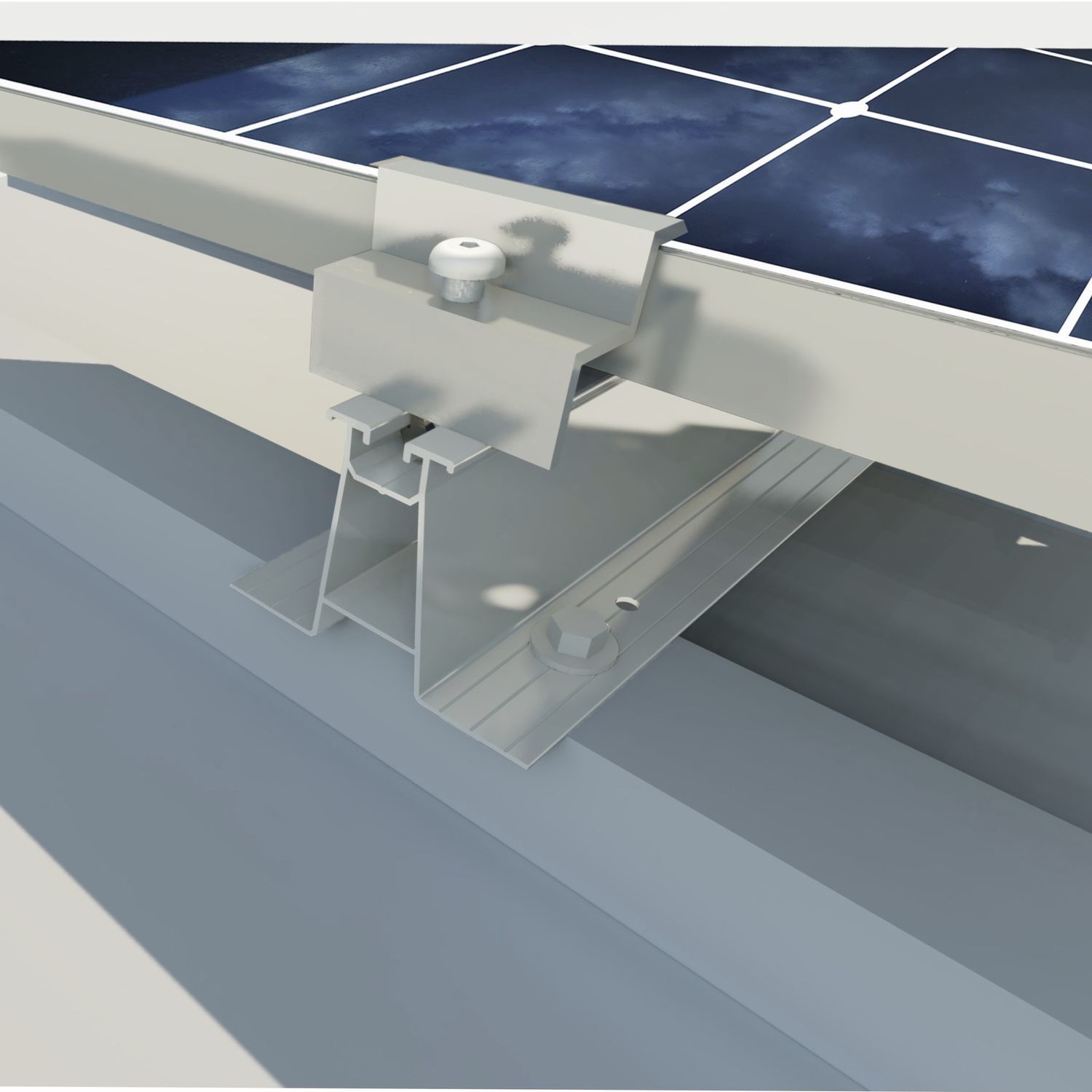 Solar panel mounting system - “A-60-80” - PESPA ALUMIN