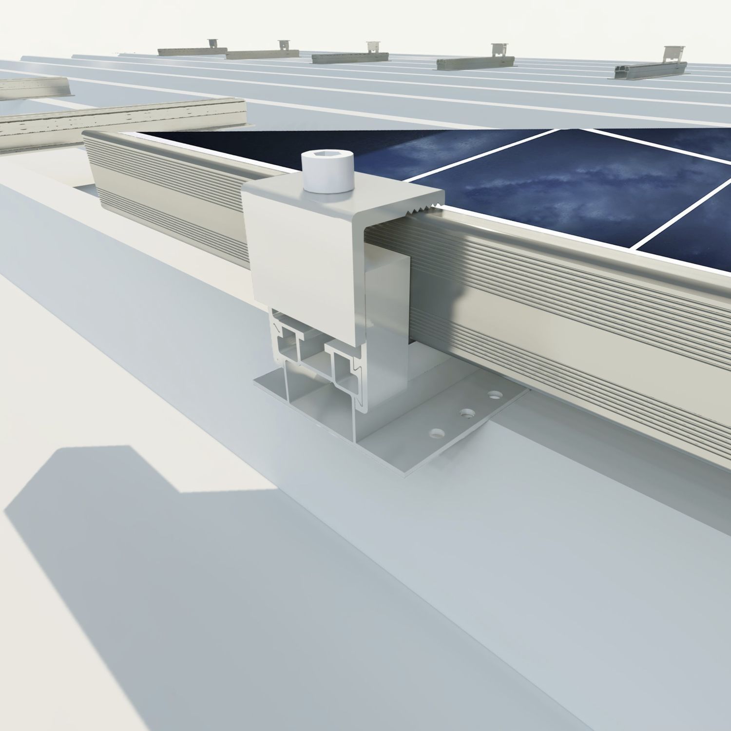 Solar panel mounting system - "D-30" - PESPA ALUMIN
