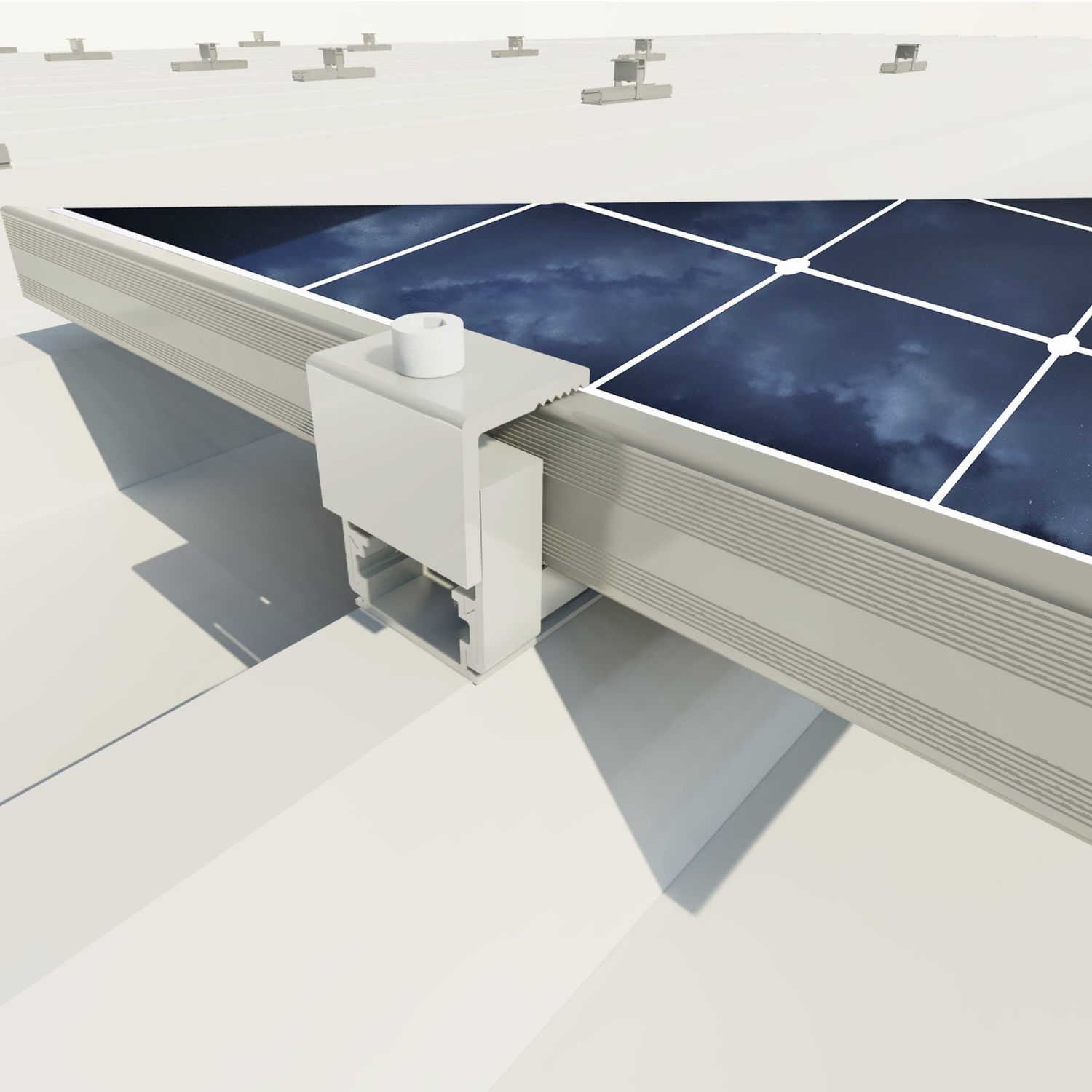 Solar panel mounting system - "U-20" - PESPA ALUMIN