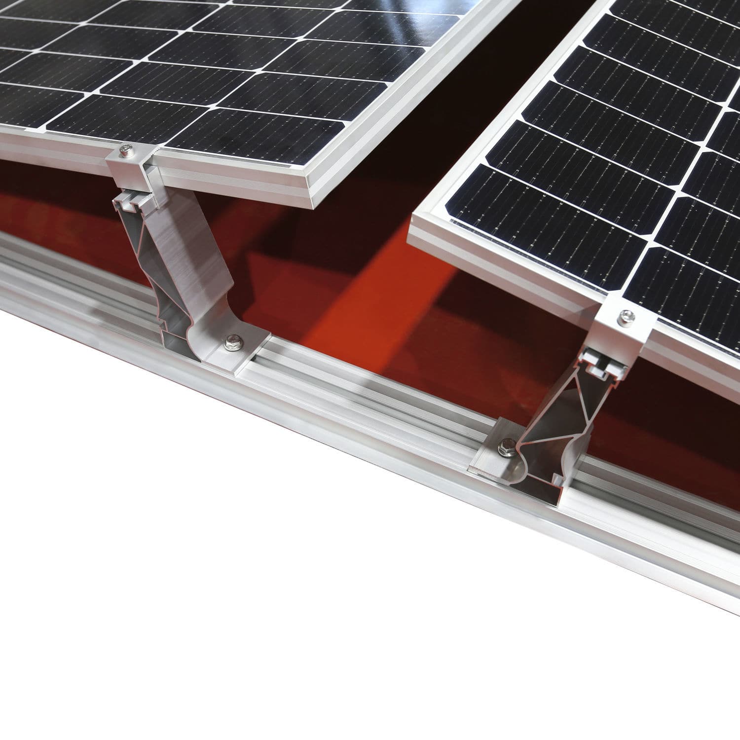 Flat roof mounting system - PESPA ALUMIN - solar / for photovoltaic ...