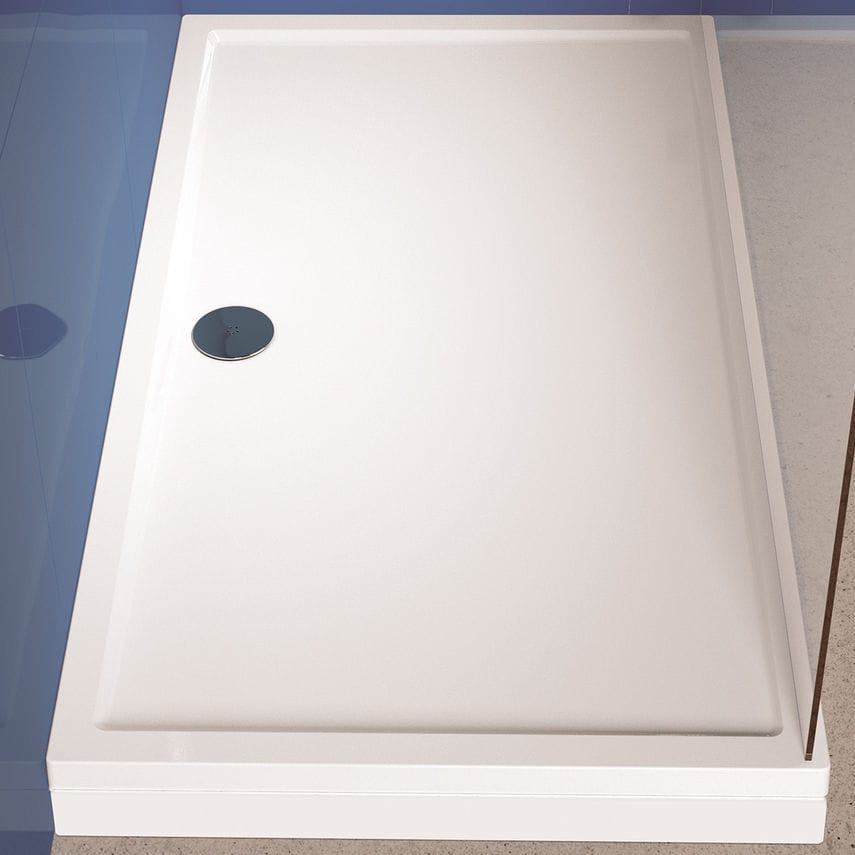 Rectangular shower base - DAVOS - RIHO - raised / acrylic