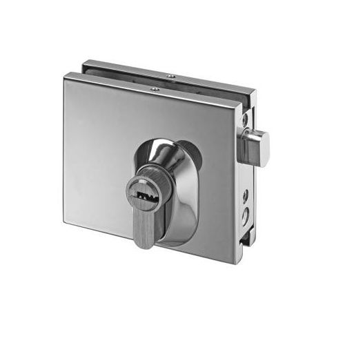 Mechanical lock - OZ-EP-PL-1A - OZONE OVERSEAS LTD. - glass door / 1 point