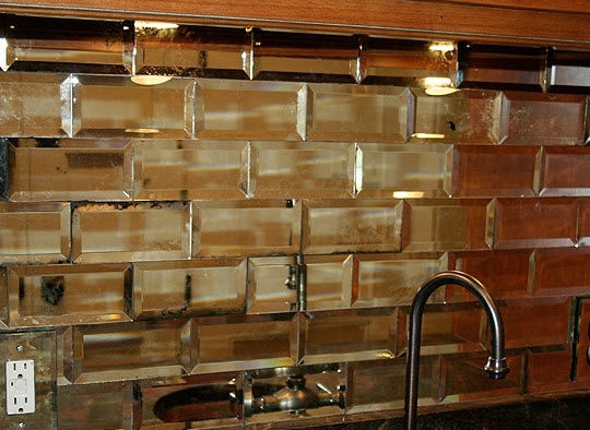 Rectangular glass brick - MIRRORUNIQUE - Aag-glass - mirror / wall-mounted