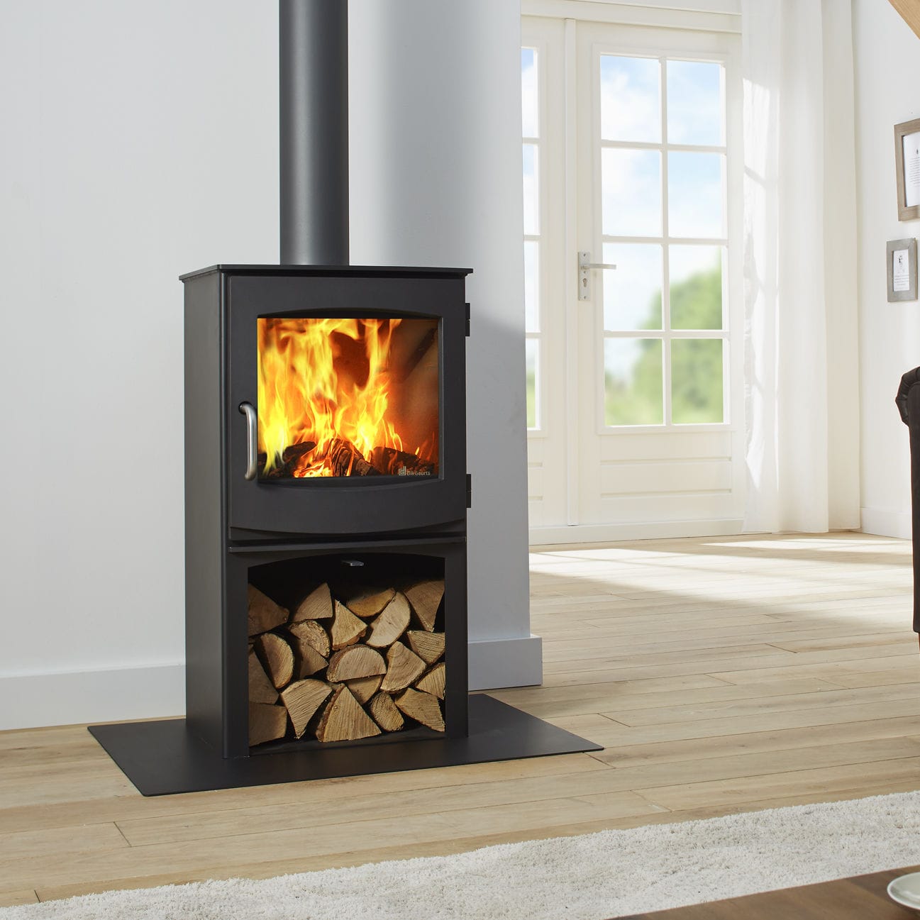 Wood heating stove - Dik Geurts - Ivar 5, Store - DRU - 4 kW / 7 kW ...